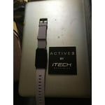 iTech Active 3 Unisex Adult Smartwatch Fitness Tracker, Black, Silicone ...