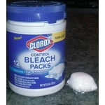 (2 pack) Clorox Zero Splash Bleach Packs, Regular Scent, 8.9 oz, 12 ...