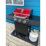 Expert Grill 3 Burner Propane Gas Grill in Red - Walmart.com
