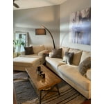 Ashley Signature Design Soletren Stone Sofa Couch with Contemporary ...