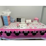 Minnie Mouse Plastic Party Tablecloth, 84 x 54in - Walmart.com