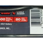 EverStart MARINE 27DC-850N, 12 Volt, Marine/RV Battery, Group Size 27 ...