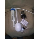 Hyper Tough Toilet Repair Kit with Fill Valve Flapper and Float for ...