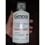 Genexa Cough and Chest Congestion Relief Dye Free 6 fl oz Liquid with ...