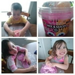 Compound Kings Yo Bucket Teal Or Pink Glitzi Slime With Fun Styro Bead ...