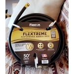 Flexon Flextreme 5/8 x 50ft Performance Rubber Garden Hose, High Burst ...