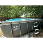 Intex 32ft Ultra XTR Rectangular Pool, Metal Frame, Pump & Maintenance ...