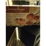 Copper Chef 10 Piece Nonstick Cookware Set, with CeramiTech for ...