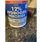 HARRIS 12% Concentrated Hydrogen Peroxide, 128oz, for Kitchen, Bath ...