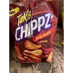 Takis BBQ Blast Chippz 8 oz Sharing Size Bag, Barbecue Thin-Cut Potato ...