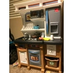 Step2 Lifestyle Custom Brown and White Kitchen includes 20 Piece ...