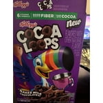 Kellogg's Cocoa Loops Breakfast Cereal, Good Source of Fiber, Made with ...