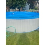 Blue Wave Capri 12-ft Round 36-in Deep Steel Wall Above Ground Swimming ...