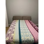 CosmoLiving by Cosmopolitan Coco Upholstered Bed Frame, Queen, Ivory ...