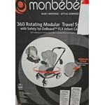 Monbebe Car Seat Stroller Combo, 360 Rotating Modular Travel System ...