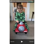 Radio Flyer Retro Rocket Ride-On Toy Rider for Toddler with Lights and ...