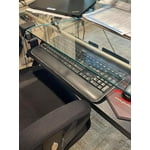 VIVO Black Clamp-on Height Adjustable Keyboard and Mouse Under Desk ...