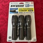 Bell + Howell Taclight Tactical Black Flashlight 3-Pack – Ultra Bright ...