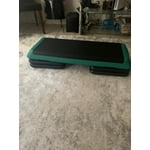 Yes4All Adjustable Aerobic Step Platform with 4 Risers, 40x16 in, Black ...