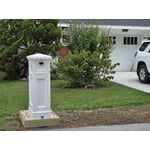 Step2 Atherton Reserve Lockable White Mailbox Package Storage with Dual ...