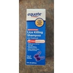 Equate Lice Killing Shampoo; Step 1 Lice Treatment for Kids and Adults ...