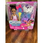 Barbie Chelsea Ballerina Doll & Accessories Set, Career-Themed Brunette ...