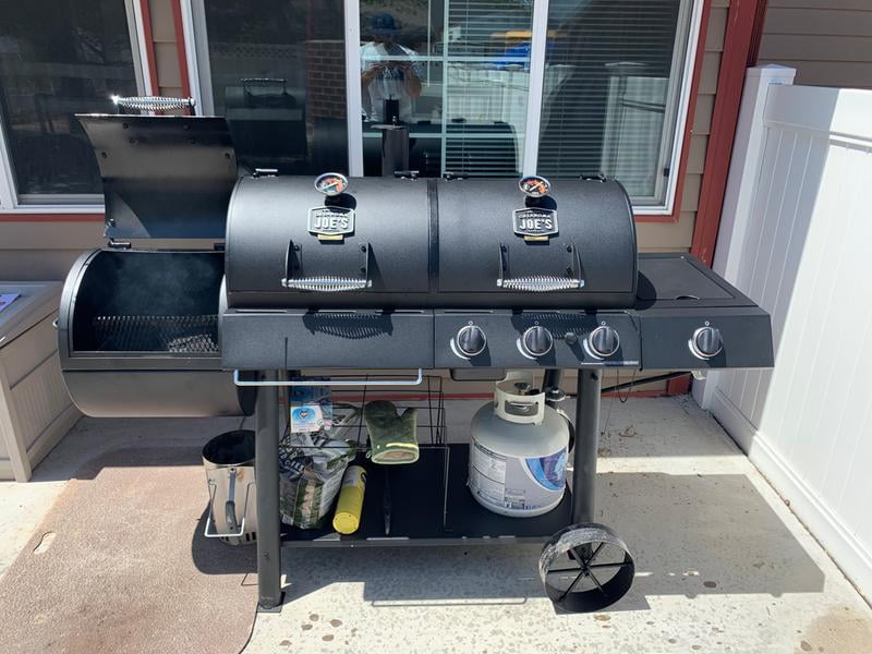 Oklahoma Joe's Longhorn Combo Charcoal/Gas Smoker & Grill Parts at Indiana Brownless blog