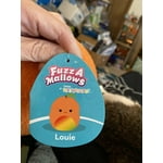 Squishmallows Fuzz-A-Mallows 12'' Louie the Orange Mango Plush Toy with ...