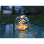 Mainstays 6-Count Solar-Powered Tapered Column Pathway LED Light Set in ...