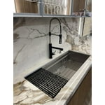"Ruvati 57"" Undermount Single Basin Stainless Steel Kitchen Sink ...