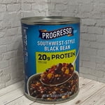 Progresso Black Bean Protein Soup Vegetarian 18.5 oz with 20g Protein ...
