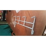 Muscle Rack 5 Tier Wire Shelving Unit with Hooks in Silver - Walmart.com