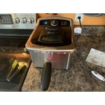 Farberware Kitchen Machine, 4L Dual Deep Fryer with Basket, Stainless ...