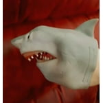 Schylling Soft Rubber Shark Hand Puppet Toy for Children Ages 3 ...