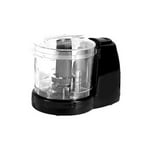 Mainstays Mini Food Chopper Black Plastic 1.5 Cup Capacity One-Touch ...
