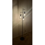 EDISHINE Adjustable Pole Dimmable Industrial Floor Lamp, 65 inch, 3 LED ...
