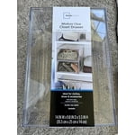 Mainstays Clear Glossy Plastic Pull-Out Closet Drawer Medium Size ...