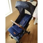MonBebe Cube Compact Stroller with storage and visor, Blue Boho ...