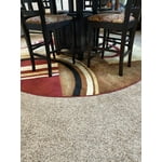 Unique Loom Lyon Collection Area Rug - Kennedy (7' 11" Octagon Black ...