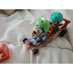 Bluey & Rusty's Go-Kart Vehicle and Figures Pack, 2.5-3 inch ...