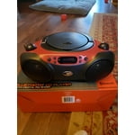 Blackweb Bluetooth CD Player with FM Radio, Red and Black - Walmart.com