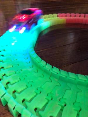 Ontel Magic Tracks Mega Xtreme With Race Car And 18 Ft Of