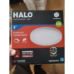 Halo SMD4R69SWH LED Recessed Light Retrofit Kit, Surface Mount, White ...