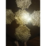 Free Shipping! Juvale Gold Vinyl Round Leaf Placemats Set of 10 14.4 ...