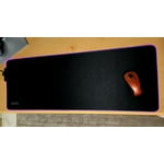 onn Gaming Desk Pad with LED RGB Lighting, Black 32", Rubber Anti-Slip ...