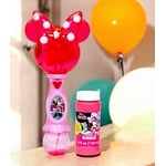 Disney Minnie Mouse Light and Sound Bubble Wand with 4oz Bubble ...