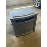 Suncast 150ft. Garden Hose Hideaway Reel, Outdoor Storage Box, Gray ...