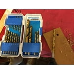 HART 21-Piece Titanium Drill Bit Set with Protective Storage Case ...