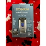 Titanium Edge Micro Rotary Shaver – Men’s Electric Razor for Face, Neck ...