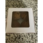 50-Pack 6x6 White Bakery Boxes with Window for Cupcakes, Cakes, Cookies ...